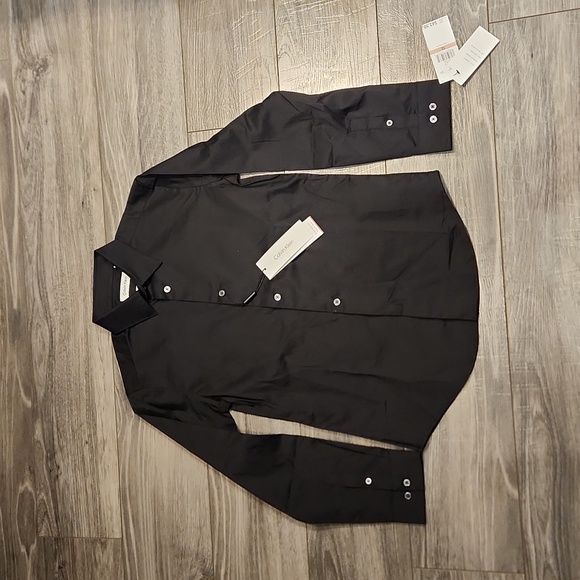 Calvin Klein | Shirts & Tops | Nwt Calvin Klein Slim Fit Stretch Boys ...